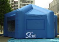 China Outdoor Hexagon Air Inflatable Tents make with coated nylon for Temporary Warehouse for sale