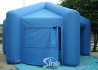 China Outdoor Hexagon Air Inflatable Tents make with coated nylon for Temporary Warehouse for sale