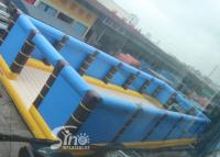 China Outdoor Giant Inflatable Volleyball Court Bouncing Castle 21x7m for Party Interactive Sports Game for sale