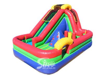 China Commercial Inflatable Playground 15x8x7.5m Lead Free PVC Tarpaulin for Kids for sale
