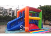 China Colorful Hit and Run Adult Inflatable Game 610g PVC Tarpaulin EN14960 for sale