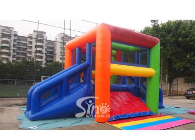 China Colorful Hit and Run Adult Inflatable Game 610g PVC Tarpaulin EN14960 for sale