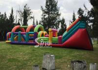 China Colorful Children Interactive Game Inflatable Lead Free PVC Tarpaulin 610g for sale
