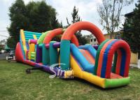 China Colorful Children Interactive Game Inflatable Lead Free PVC Tarpaulin 610g for sale