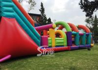 China Colorful Children Interactive Game Inflatable Lead Free PVC Tarpaulin 610g for sale