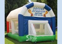 China Commmercial Adults Inflatable Games , Green Inflatable Volleyball Court for sale