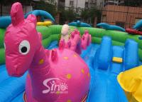 China Commercial Toddlers Garden Inflatable Games Horse Turtle 3 Colors 3 Year Warranty for sale