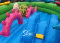 China Commercial Toddlers Garden Inflatable Games Horse Turtle 3 Colors 3 Year Warranty for sale