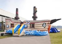 China Amazing Shark And Pirate Inflatable Water Park With Big Pool for sale