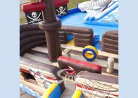 China Amazing Shark And Pirate Inflatable Water Park With Big Pool for sale