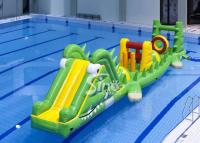 China Custom Alligator Inflatable Water Toys Aqua Game for Children 20m x 2m Swimming Pool for sale