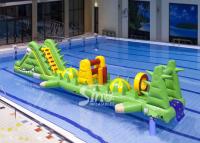 China Custom Alligator Inflatable Water Toys Aqua Game for Children 20m x 2m Swimming Pool for sale
