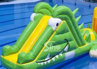 China Custom Alligator Inflatable Water Toys Aqua Game for Children 20m x 2m Swimming Pool for sale