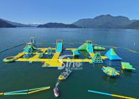 China 63x36m Giant Floating Island Inflatable Water Park Commercial Summer Entertainment for sale