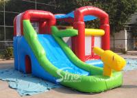China Kids Inflatable Combo Water Bounce House with Pool and Water Gun 6x5x2.5m CE Certified for sale