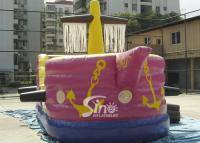 China 7x4m EN14960 Certified Pirate Ship Inflatable Bouncer Lead Free PVC Tarpaulin for sale