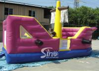 China 7x4m EN14960 Certified Pirate Ship Inflatable Bouncer Lead Free PVC Tarpaulin for sale
