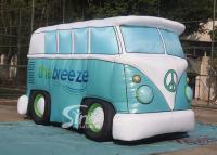 China 5m long giant advertising inflatable van for promotion with custom logo printed for sale