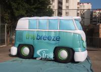 China 5m long giant advertising inflatable van for promotion with custom logo printed for sale