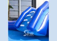 China 15m Diameter Inflatable Water Park with 2.5m Center Hill Slide for Kids and Adults for sale