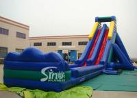China 30m Giant Hippo Inflatable Water Slide for Adults Commercial Water Park Equipment for sale