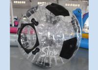 China 2.0m Diameter Giant Clear Inflatable Soccer Ball Outdoor Zorb Ball Game Equipment for sale
