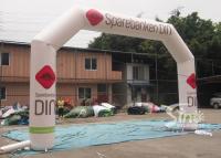 China Custom Inflatable Arch 10m Span PVC Advertising Arch for Bank Promotion Outdoor Events for sale