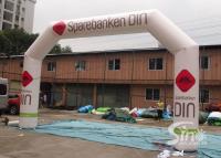 China Custom Inflatable Arch 10m Span PVC Advertising Arch for Bank Promotion Outdoor Events for sale