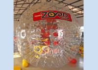 China Outdoor big snow rolling inflatable zorb ball for human bowling fun for sale