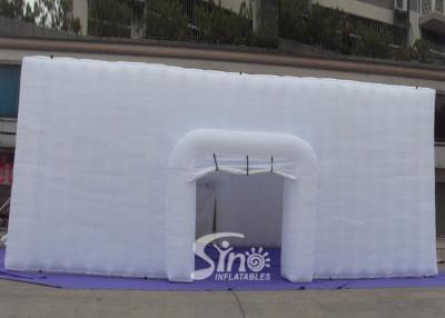 China 11x11m Inflatable Cube Tent with 4 Doors PVC Coated Nylon for Events Parties for sale