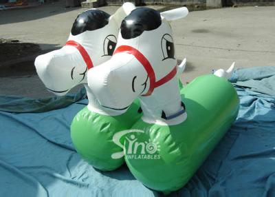 China Lovey Airtight Kids Inflatable Pony Horse Toy for Derby Race 1.2m CE EN71 for sale