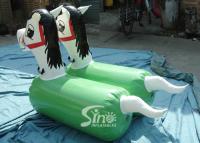 China Lovey Airtight Kids Inflatable Pony Horse Toy for Derby Race 1.2m CE EN71 for sale