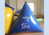 China Safety Airtight Inflatable Paintball Bunkers 0.9mm PVC for Outdoor Indoor Laser Tag Arena for sale
