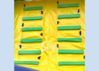 China Outdoor big rainbow kids bounce inflatable obstacle course for commercial use for sale