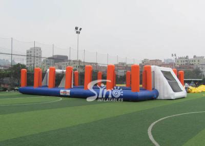 China 12m Soap Inflatable Football Pitch for Kids Adults Outdoor Training 120kg for sale