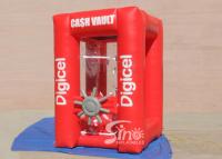 China Inflatable Cash Cube Money Booth 2x2m for Crazy Cash Grab Advertisement Activities for sale
