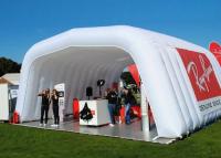 China 8x9m White Inflatable Music Tent with Custom Logo for Outdoor Events for sale