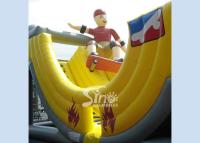 China Custom Extreme U-Shaped Skateboard Inflatable Slide 11x5.5x8m CE EN14960 for sale