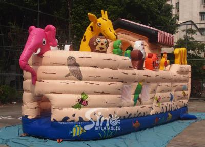 China Safety Noah's Ark Paradise Inflatable Combo Bounce House For Kids for sale
