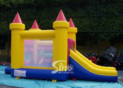 China 4in1 Indoor Kids Bouncy Castle 6.3m x 3.0m Lead Free PVC Tarpaulin from Sino Inflatables for sale