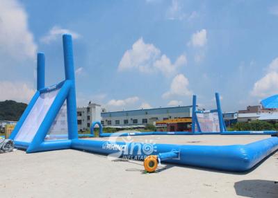 China 45x30m Mobile Giant Inflatable Rugby Football Field for Kids Adults CE EN14960 for sale