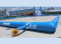 China 45x30m Mobile Giant Inflatable Rugby Football Field for Kids Adults CE EN14960 for sale