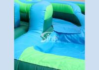 China Commercial Inflatable Curve Water Slide with Pool 10m x 5.5m x 4.5m PVC Tarpaulin for sale