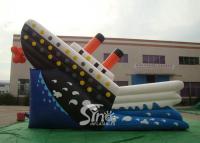 China Commercial kids giant inflatable titanic slide board for sale