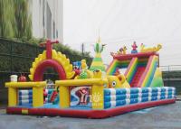 China 20x10m Outdoor Kids Giant Inflatable Amusement Park 610g PVC Tarpaulin CE Certified for sale