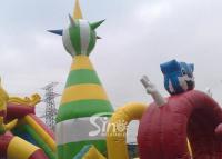 China 20x10m Outdoor Kids Giant Inflatable Amusement Park 610g PVC Tarpaulin CE Certified for sale