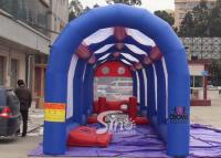 China Commercial Inflatable Football Assault Course 20m x 3m for Kids and Adults Outdoor Play for sale