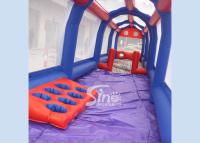 China Commercial Inflatable Football Assault Course 20m x 3m for Kids and Adults Outdoor Play for sale