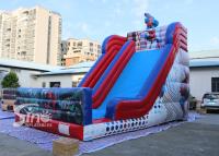 China 7m High Kids Spiderman Inflatable Slide Digital Printing Outdoor Party Commercial Use for sale