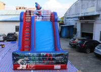 China 7m High Kids Spiderman Inflatable Slide Digital Printing Outdoor Party Commercial Use for sale
